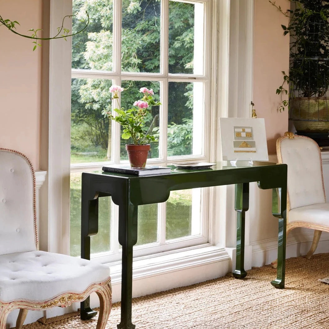 Green hallway table store